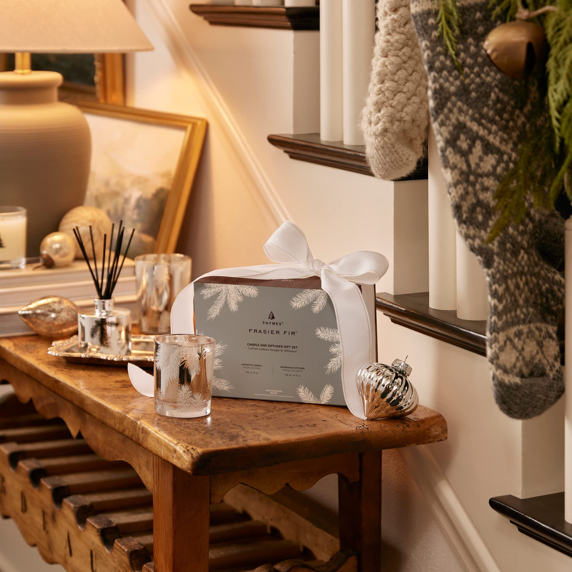 LIFETIME FLOORING LLC Frasier Fir Statement Candle And Diffuser Gift ...