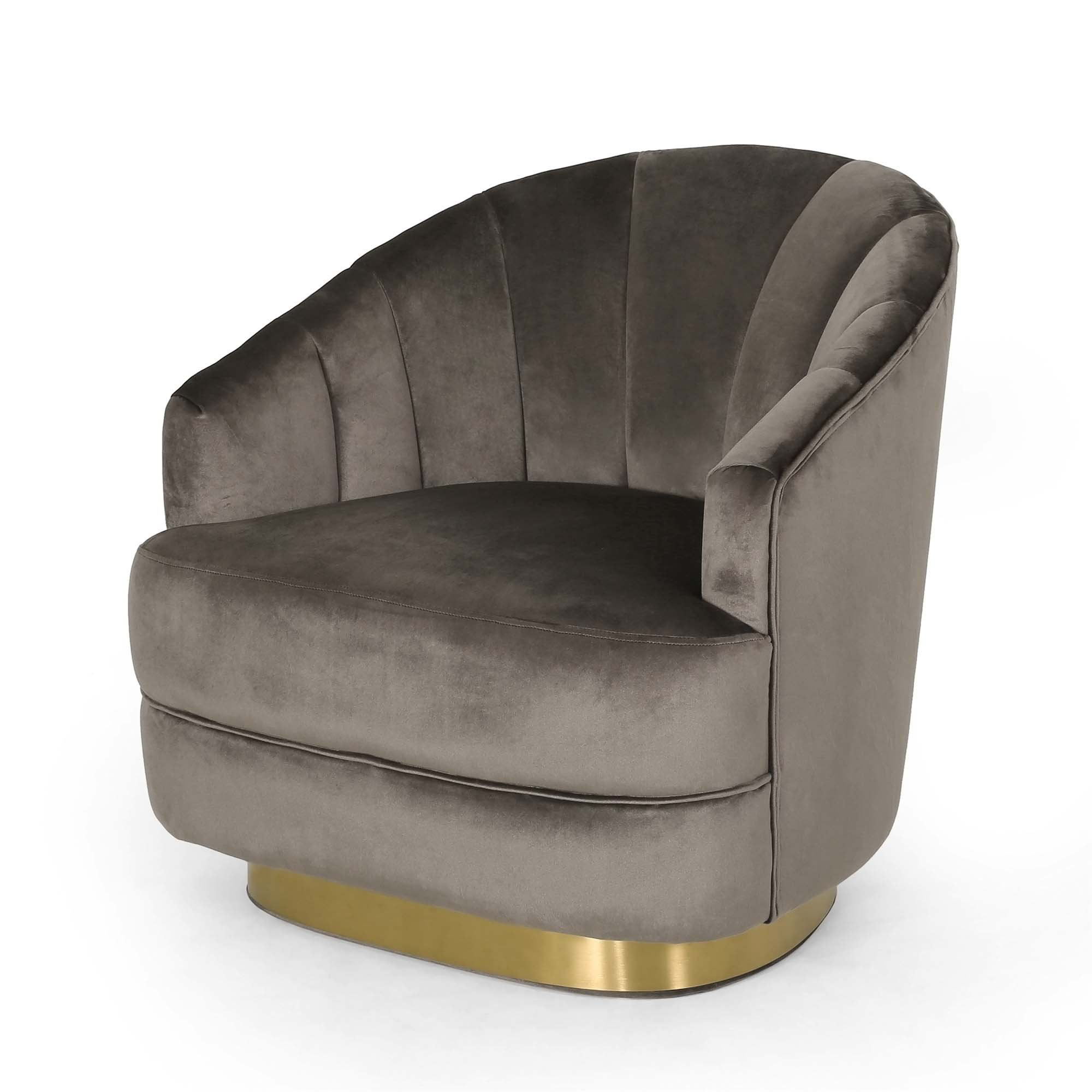 Astoria Grand Charming Swivel Club Chair for Stylish and Comfortable ...