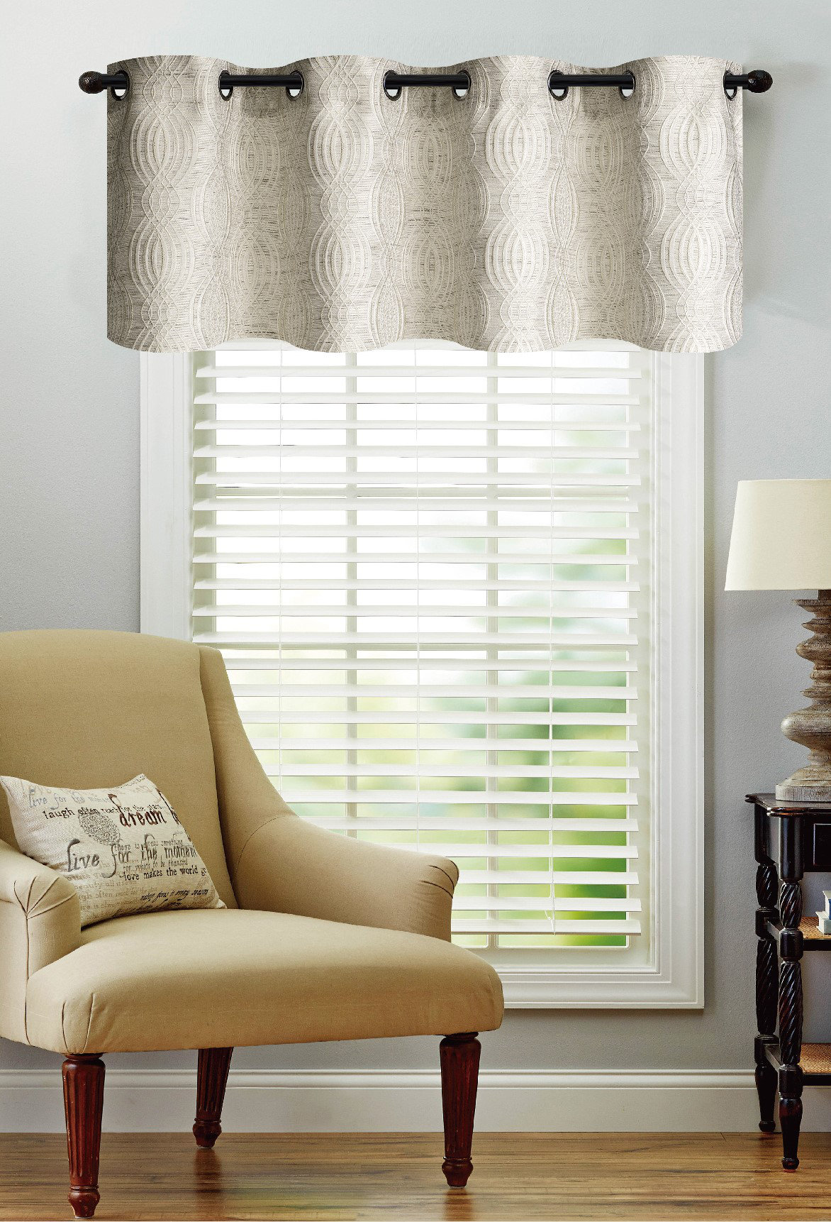 Red Barrel Studio Jacquard Ring Valance (54X18") & Reviews - Wayfair Canada