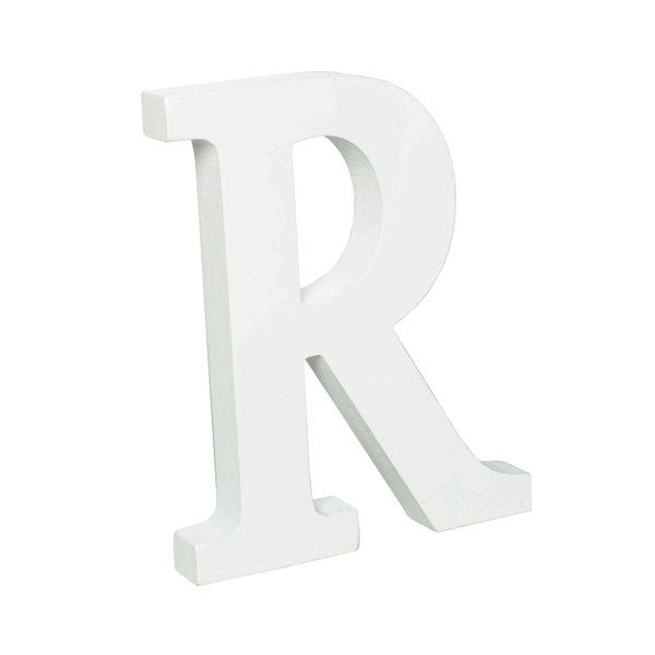 Latitude Run® Text & Numbers Letter Block & Reviews | Wayfair