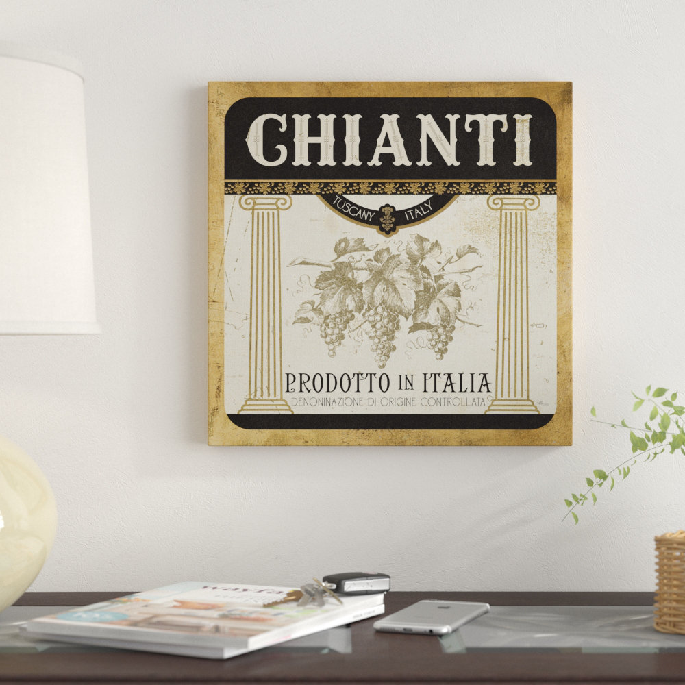 Fleur De Lis Living 'Wine Labels III' Acrylic Painting Print on Wrapped ...