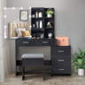 Latitude Run® Multifunctional Particleboard Dressing Table Set with ...