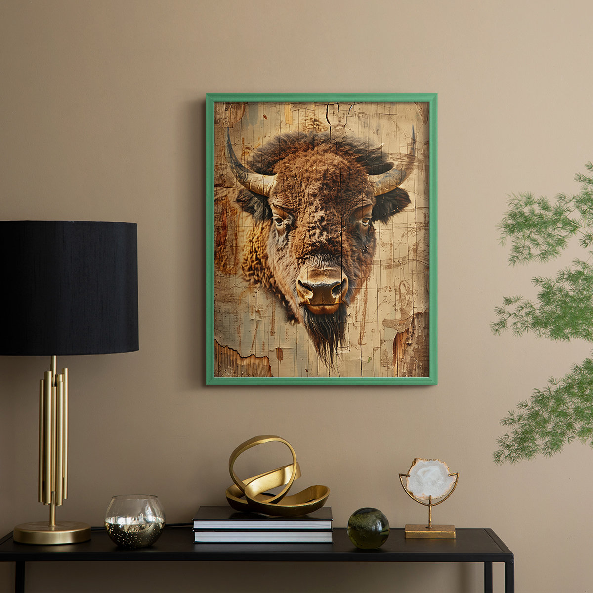 August Grove® ANIMALS Series CDLXXXVIII Framed Print - Solid Wood | Wayfair