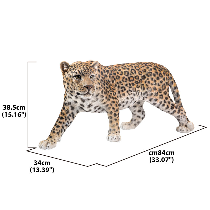 Hi-Line Gift Ltd. Leopard Stalking Statue & Reviews | Wayfair