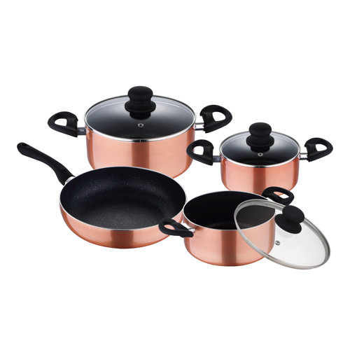 Renberg 7-tlg. antihaftbeschichtetes Kochgeschirr-Set Renberg Luzern ...