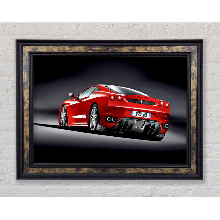 Bright Star Ferrari F430 Rear View - Single Picture Frame Art Prints ...