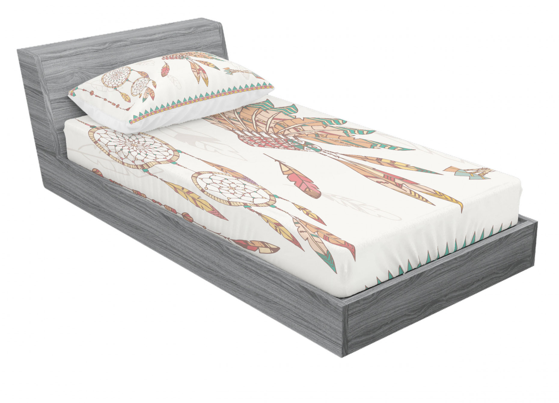 Ambesonne Feather Sheet Set | Wayfair