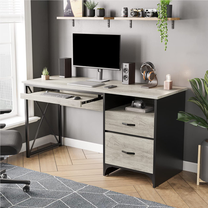 17 Stories Myalynn Computer Desk | Wayfair