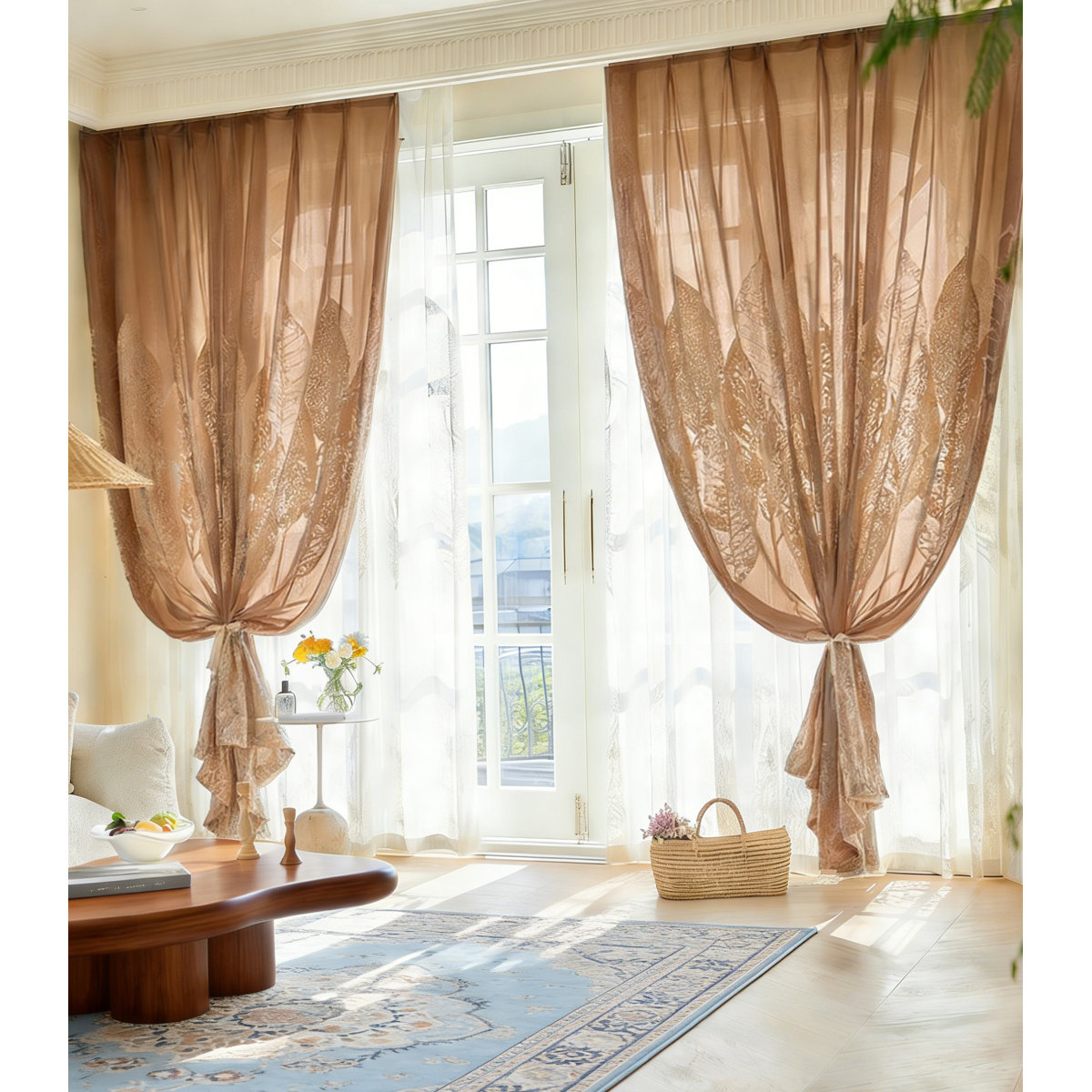 Hokku Designs Window Drapes, Window Curtains, Grommet, 2 Panels Set ...