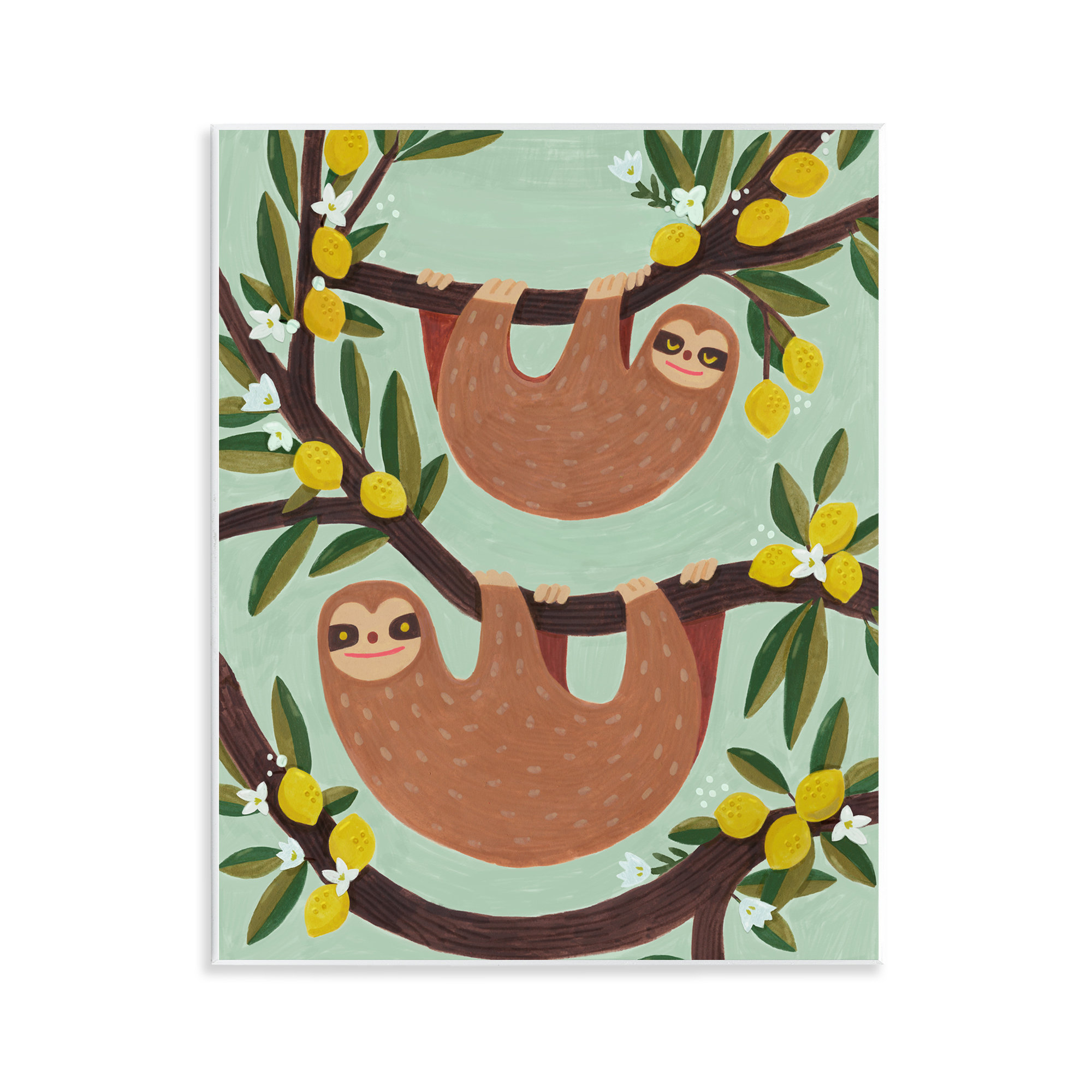 Dakota Fields Hanging Sloths from Lemon Tree Wall Plaque, design by ...