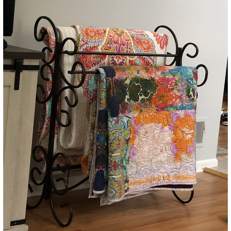 Red Barrel Studio® Unique Design Blanket Rack | Wayfair