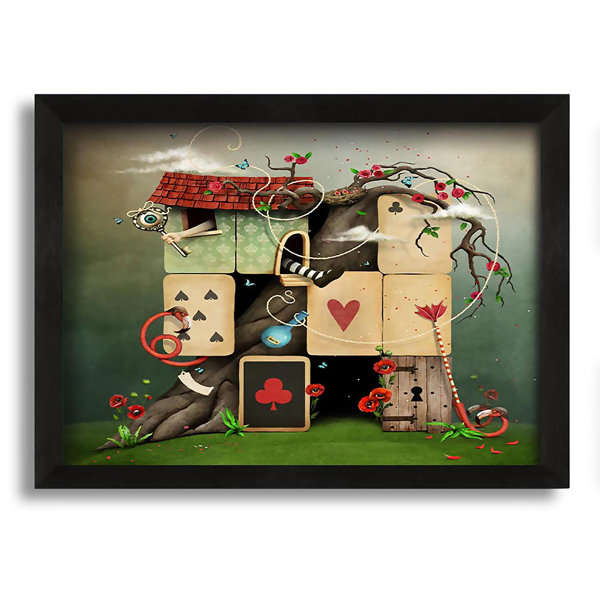 Ophelia & Co. The Dice House Alice In Wonderland - Single Picture Frame ...