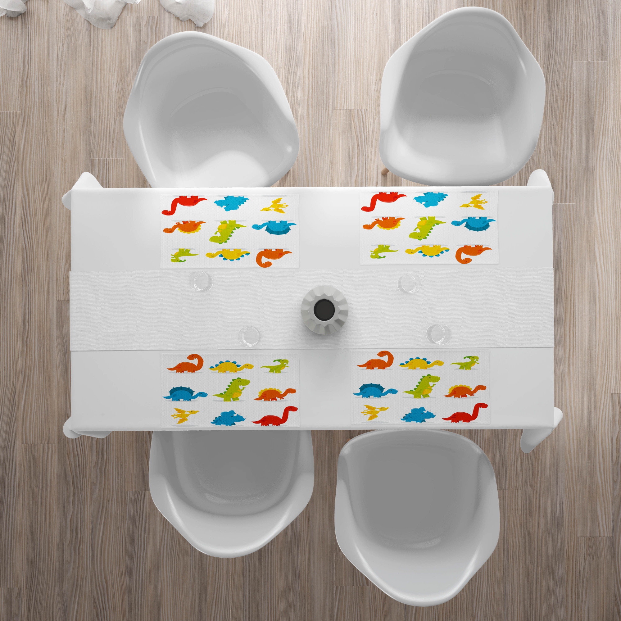 East Urban Home Ambesonne Dinosaur Place Mats Set Of 4, Arrangement And ...