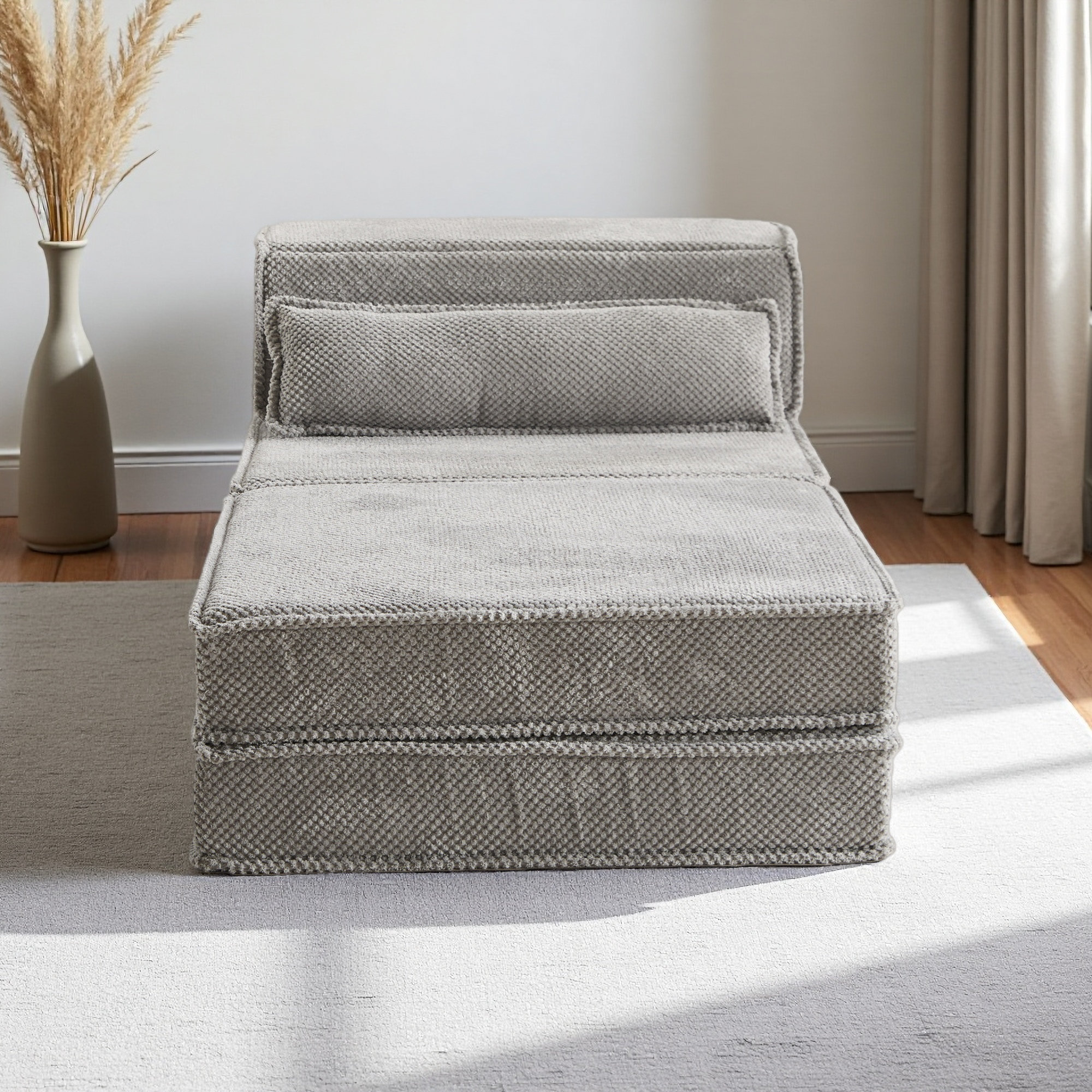 Latitude Run® Compression Mahjong Sofa,Convertible Floor Sofa Bed,DIY ...