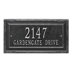 Whitehall Products Gardengate Personalized Grande 2-Line Wall Address ...