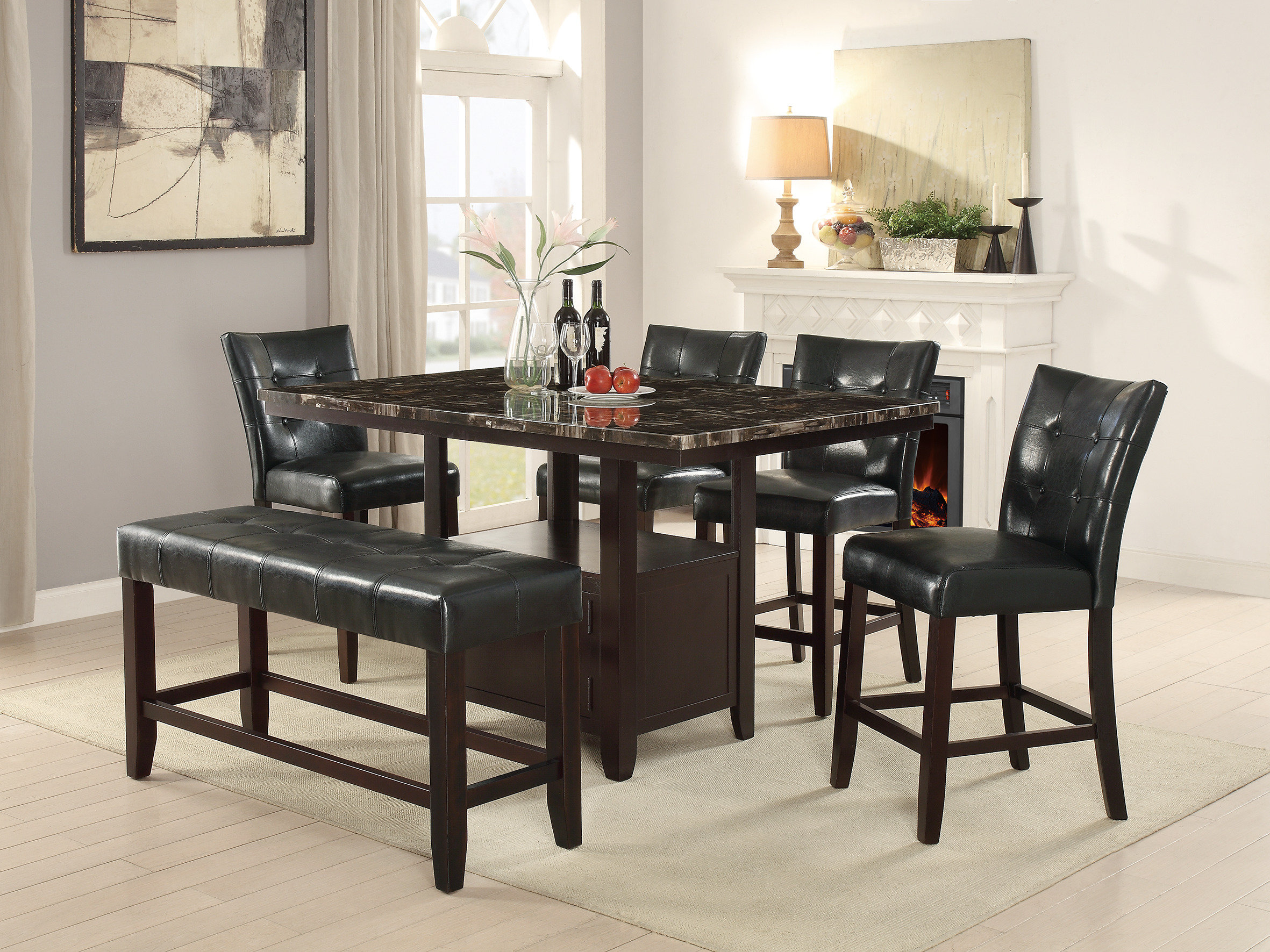 Winston Porter Upper Strode 6 Piece Dining Set & Reviews | Wayfair