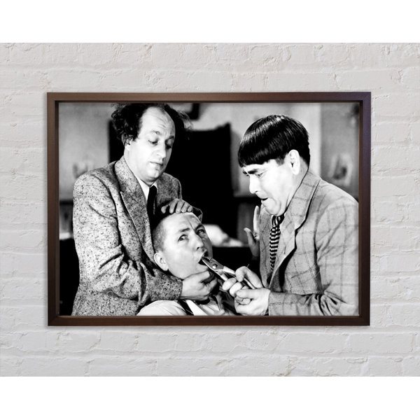 Bright Star The Three Stooges Tooth Pull - Einzelner Bilderrahmen Druck ...
