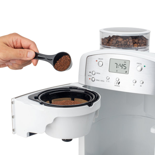 Capresso CoffeeTEAM GS 10-Cup Coffee Maker with Conical Burr Grinder ...
