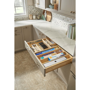 Rev-A-Shelf Wood Base Cabinet Two-Tier Replacement Drawer System (No ...