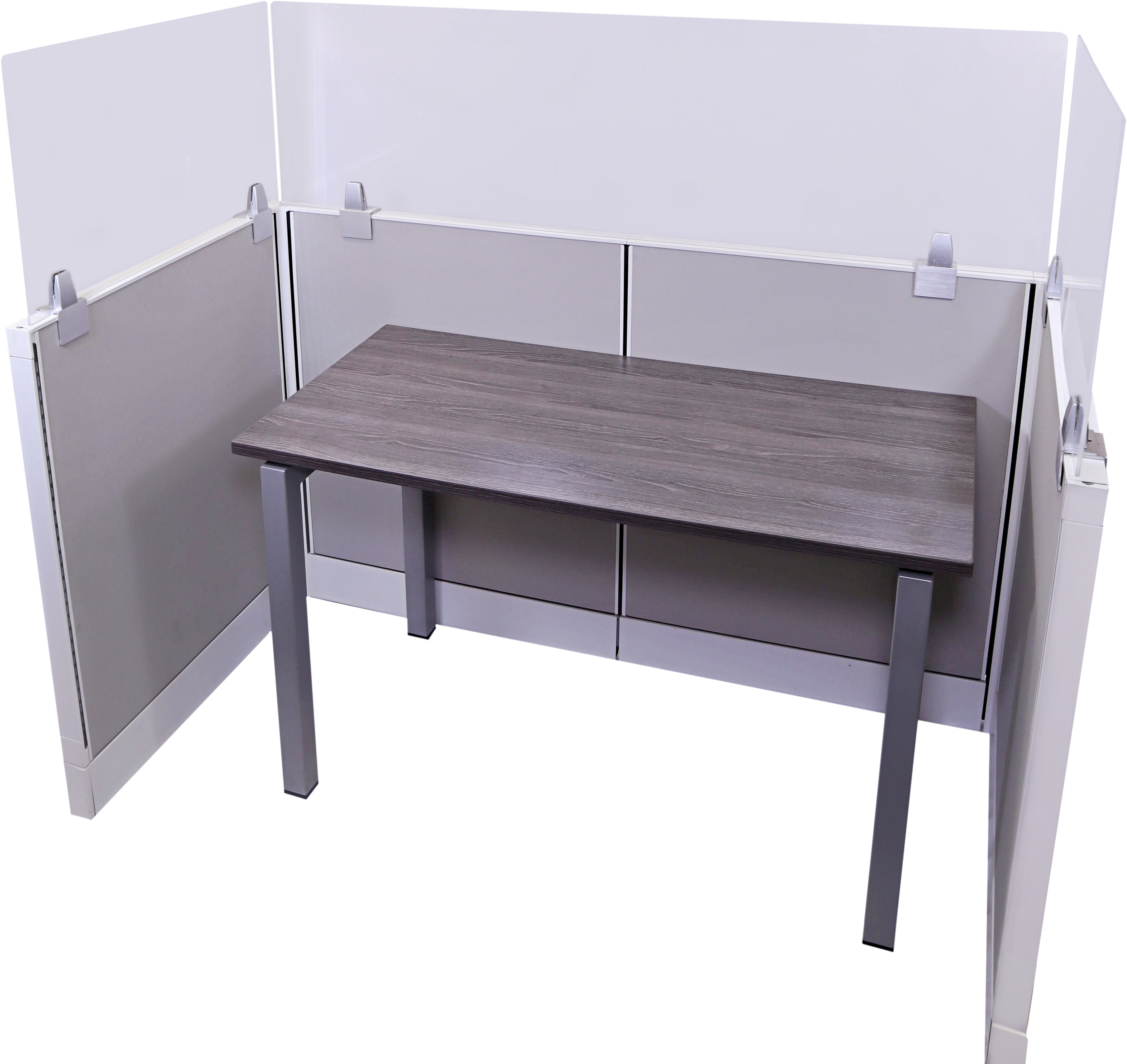 OBEX Acrylic Cubicle Mounted Privacy Panel with Large Brackets | Wayfair