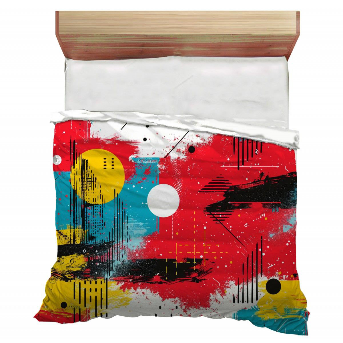 VisionDecor Abstract Painting Bedding Art Comforter Bold Strokes_12172 ...