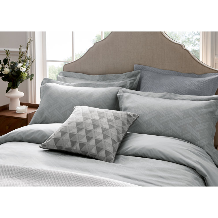 Helena Springfield Astoria Oxford Pillowcase Silver | Wayfair.co.uk