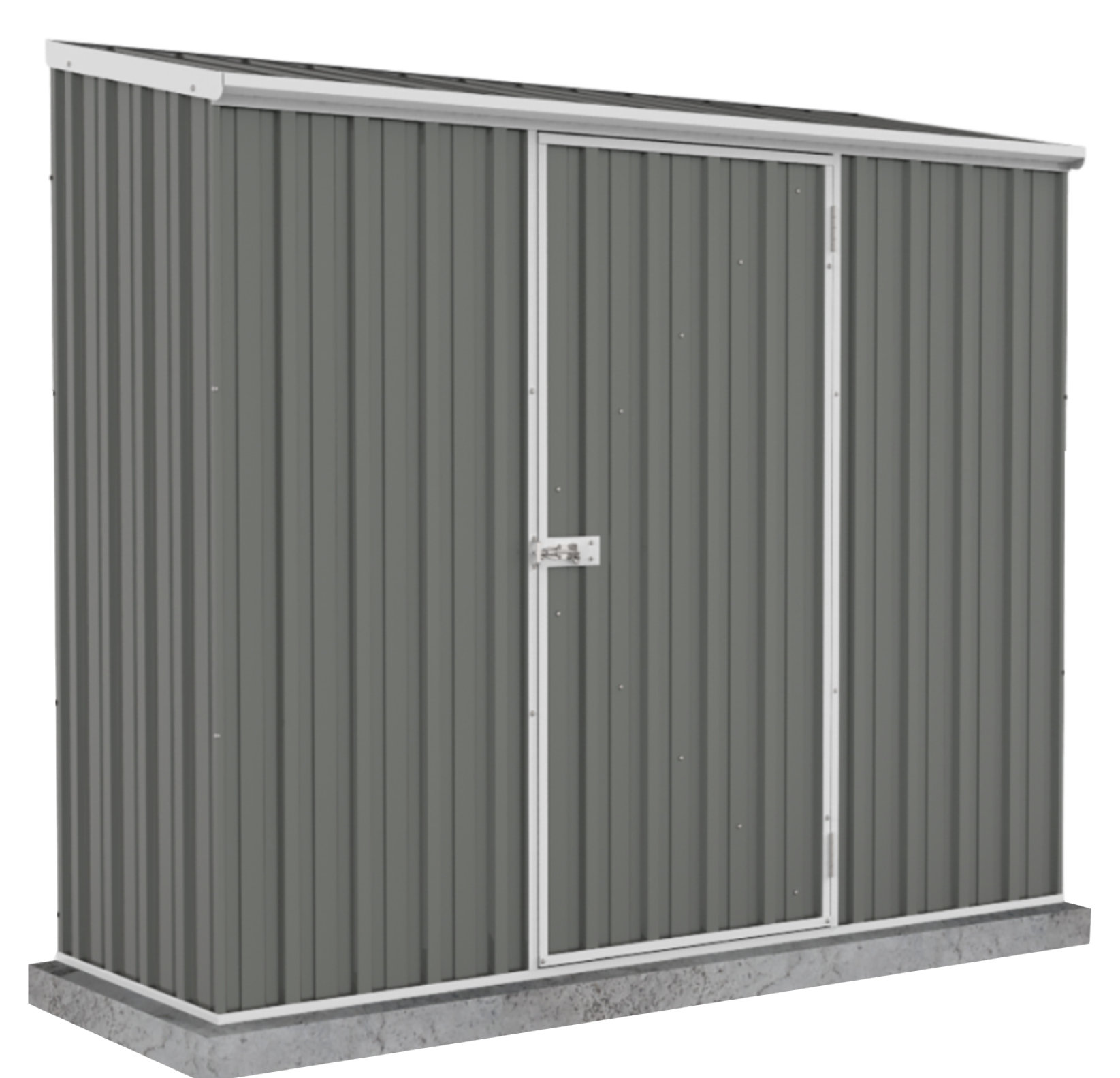 Absco Space Saver 7' W x 3' D Metal Galvanized Steel Weather Resistant ...