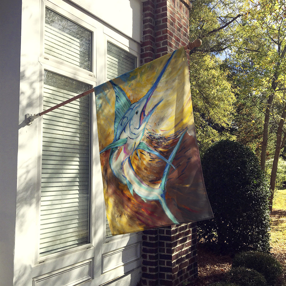 Caroline's Treasures Billfish 2-Sided Polyester 40 x 28 in. House Flag ...