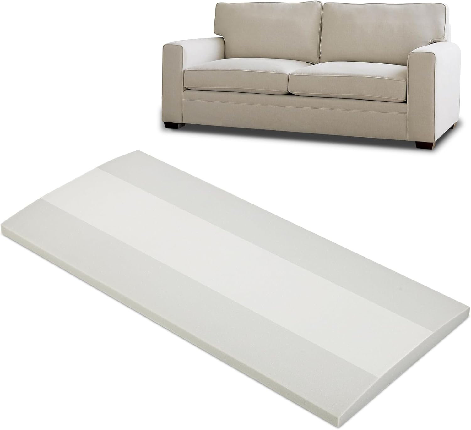 Symple Stuff Couch Cushion Support For Loveseat Sofa High Density Foam ...