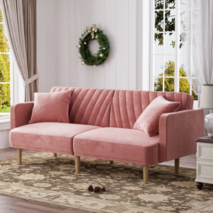 Pink Futons You'll Love | Wayfair