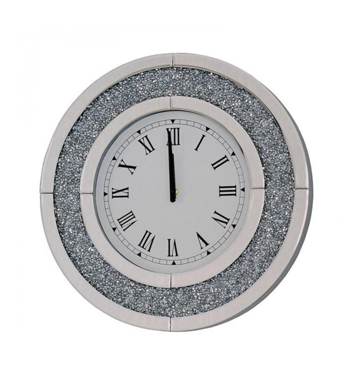 Rosdorf Park Doyle Glass Wall Clock & Reviews | Wayfair.co.uk
