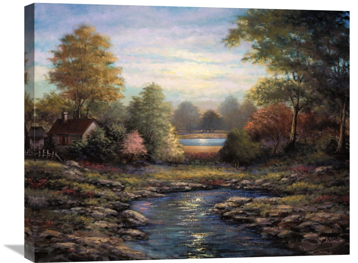 Global Gallery 'Lacone' by Sambataro Painting on Wrapped Canvas | Wayfair