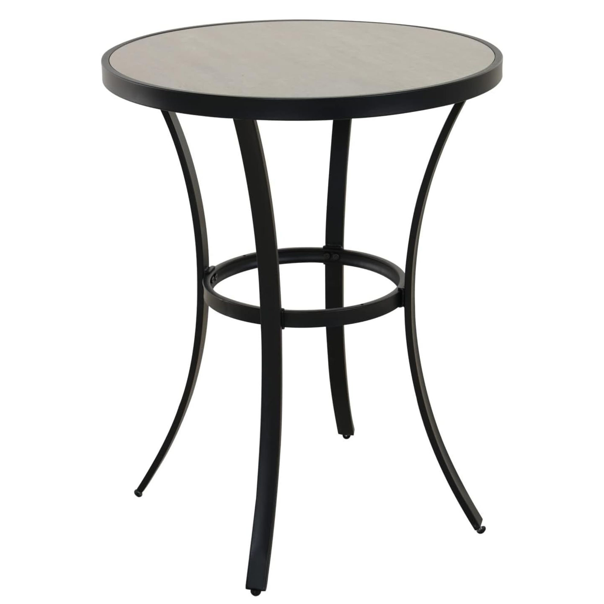 Winston Porter Metal Frame Tile Top Bar Side Table | Wayfair