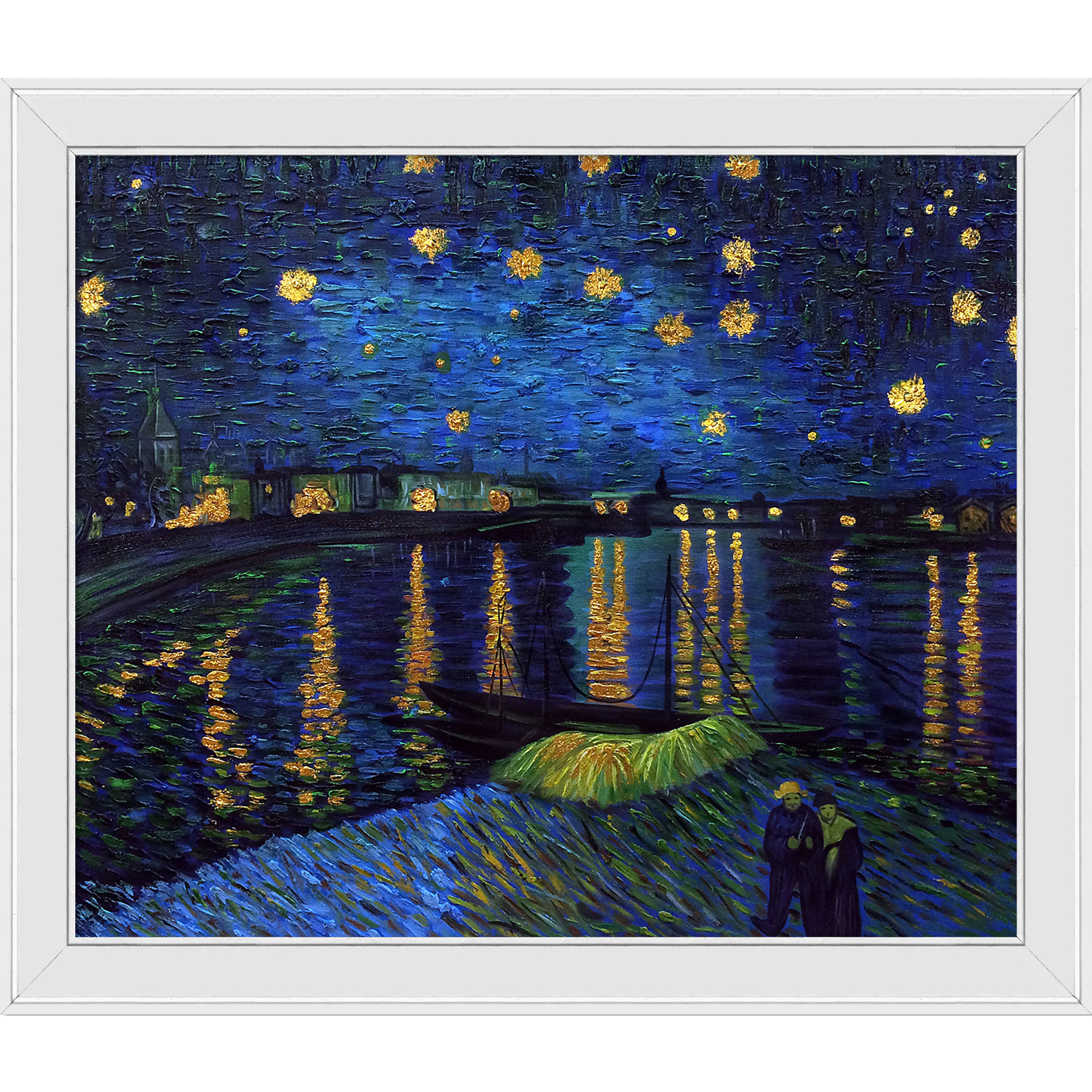 Vault W Artwork La Pastiche Starry Night Over the Rhone (Luxury Line ...