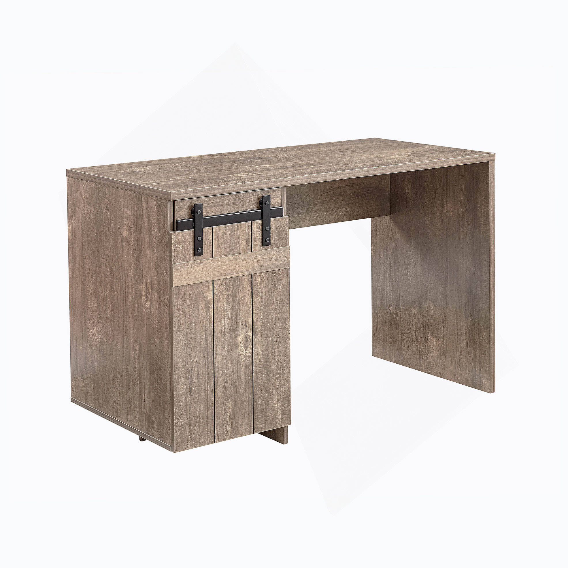 Gracie Oaks Home Office Desk with Three Shelves - Wayfair Canada