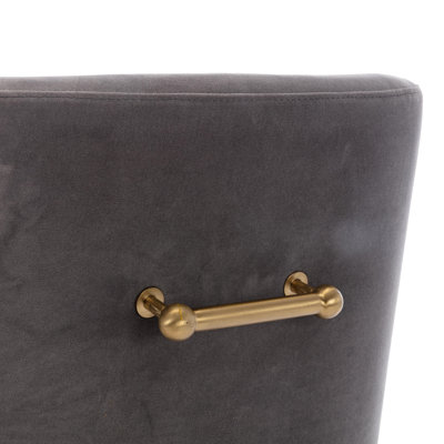 Willa Arlo Interiors Magallanes Velvet Solid Back Side Chair & Reviews ...