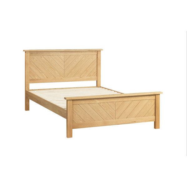 Gracie Oaks KENJI OAK BEDSTEAD | Wayfair.co.uk