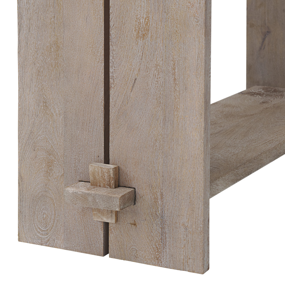 Alaterre Castleton 52" Wide Industrial Rustic Farmhouse Solid Wood ...