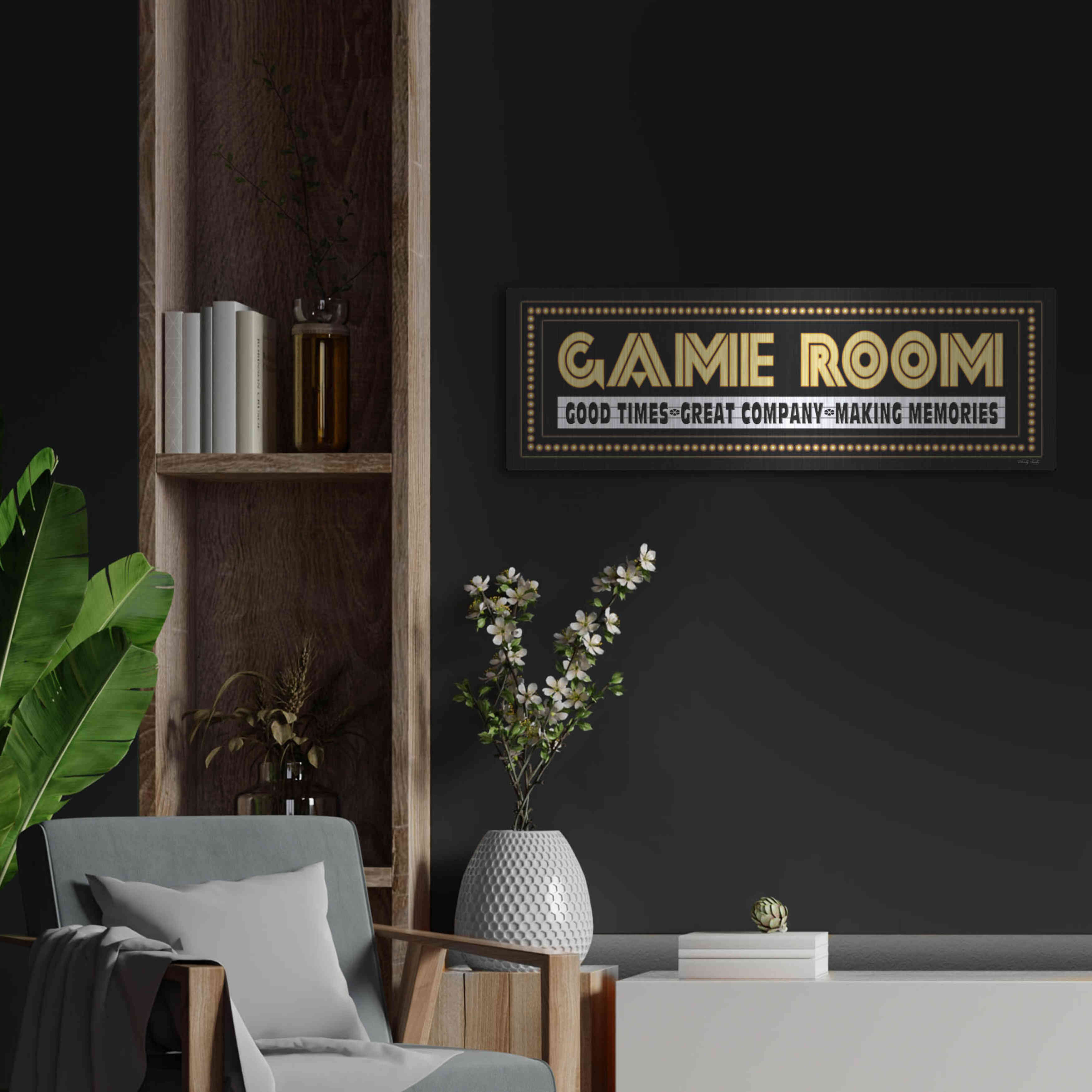 Trule Game Room Sign' by Cindy Jacobs, Metal Wall Art | Wayfair