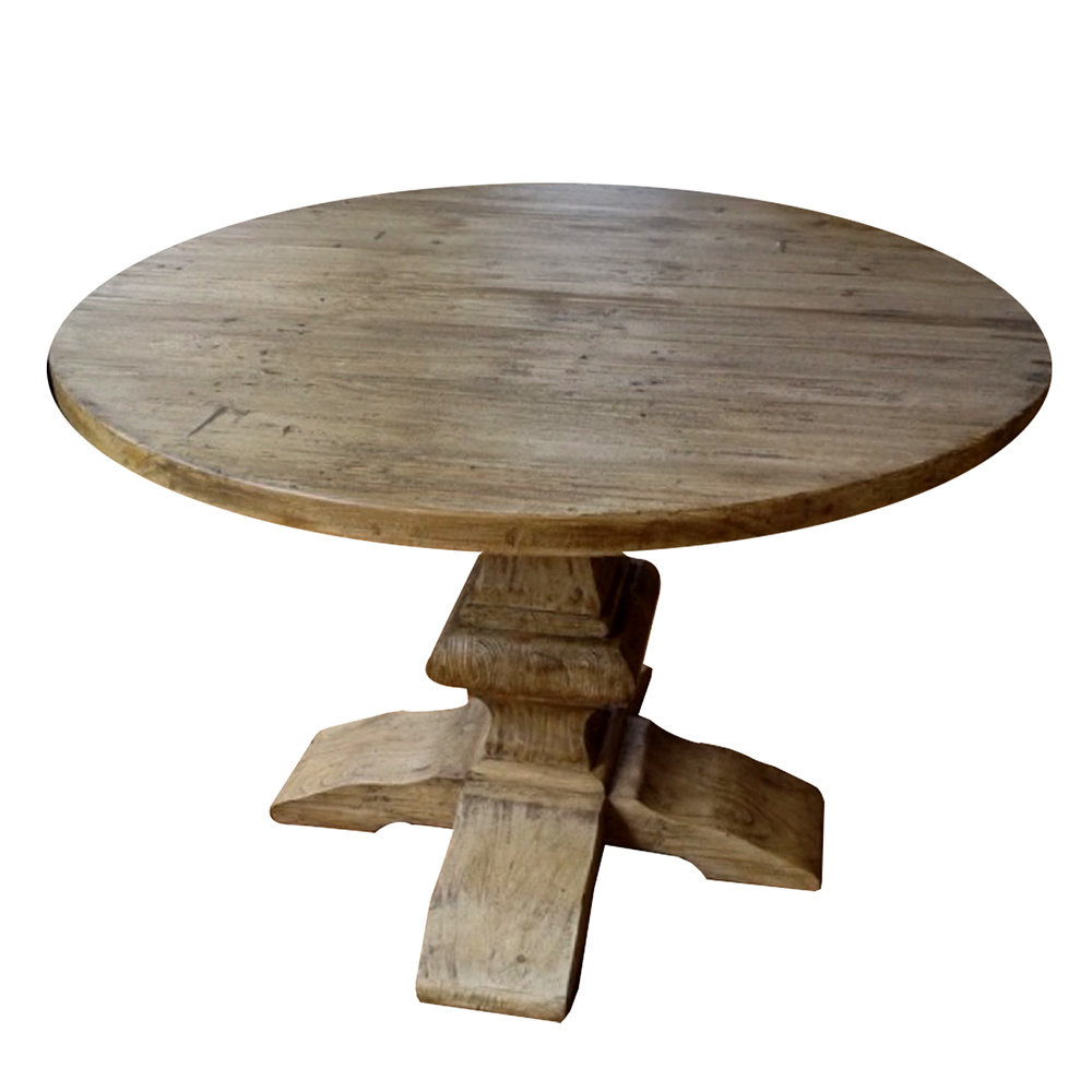 August Grove Brucker Round Plank Top Tuscan Hill Dining Table - Wayfair ...