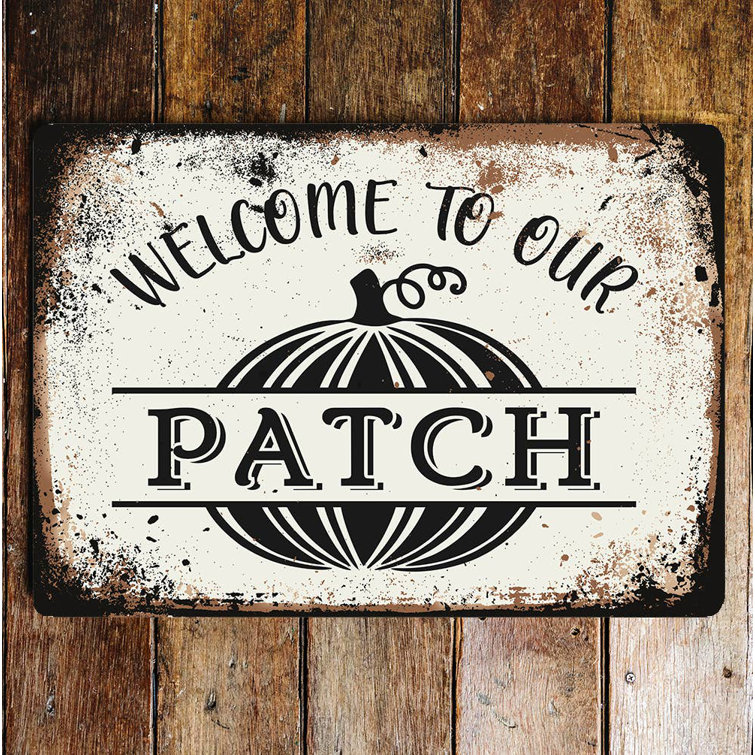 The Seasonal Aisle Welcome to Our Patch Metal Wall Décor | Wayfair.co.uk
