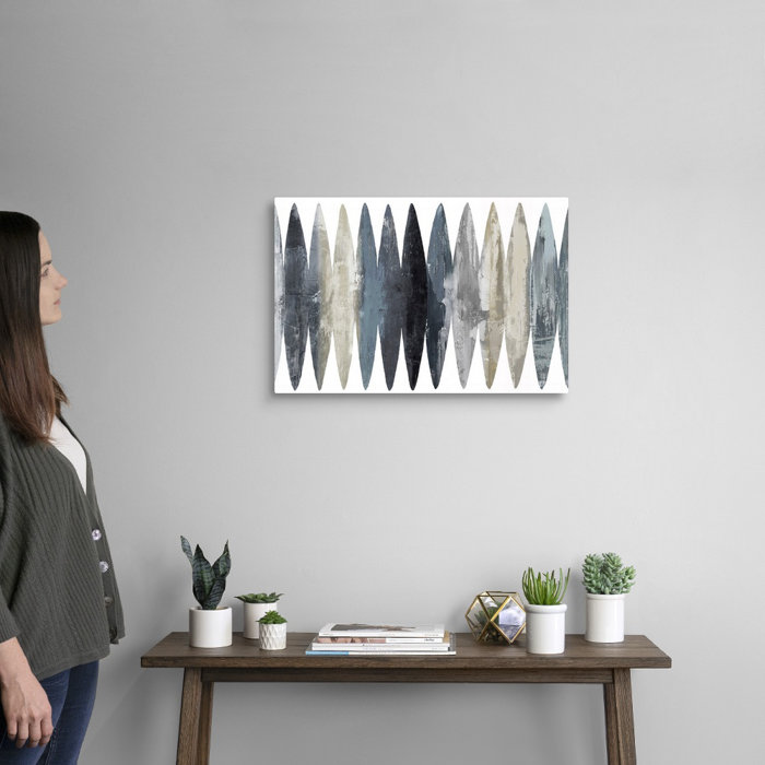 Wade Logan® Abstract Surfboards Grey Framed On Canvas by David Moore ...