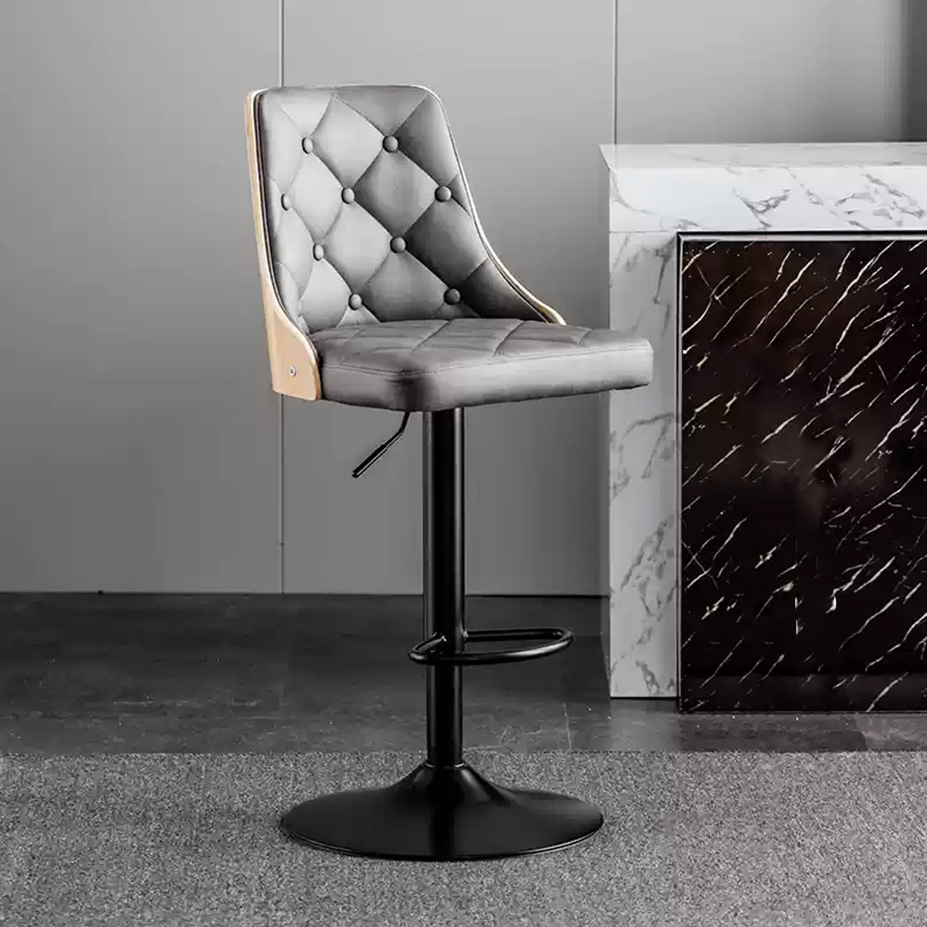 VICABY Modern simple light luxury bar stool | Wayfair
