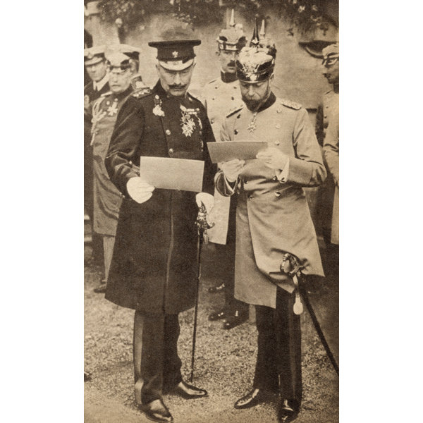 Winston Porter Posterazzi King George V And Kaiser Wilhelm II ...