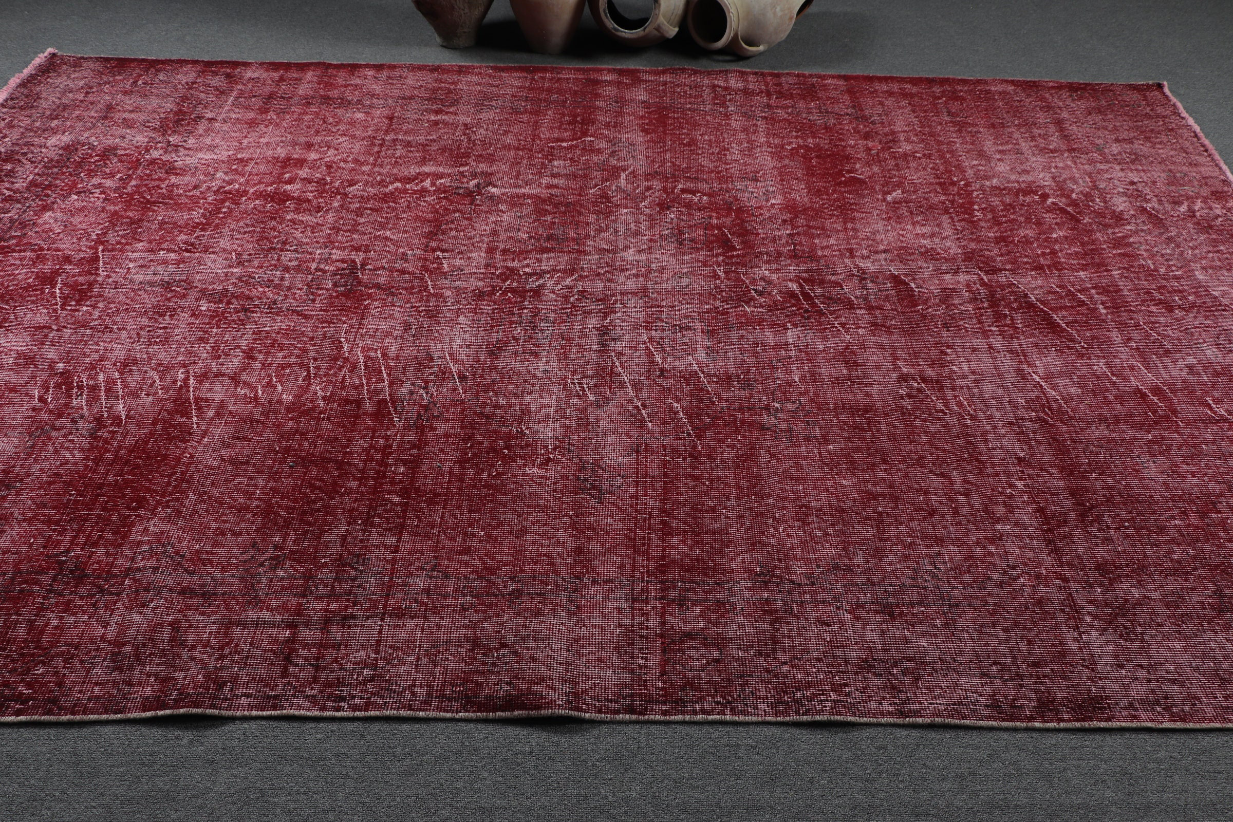 Dakota Fields Authentic Red Turkish Rug Handcrafted with Vintage ...