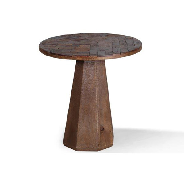 Union Rustic Isobela Solid Wood Pedestal End Table - Wayfair Canada