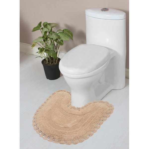 Dakota Fields Hampton Crochet Bathmat 100% Cotton Reversible Contour ...