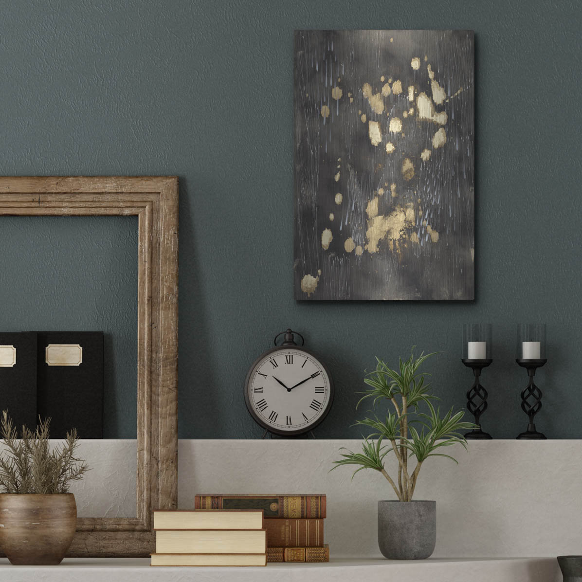 Wrought Studio™ Cosmic Downpour' by Lori Arbel Metal Wall Art | Wayfair