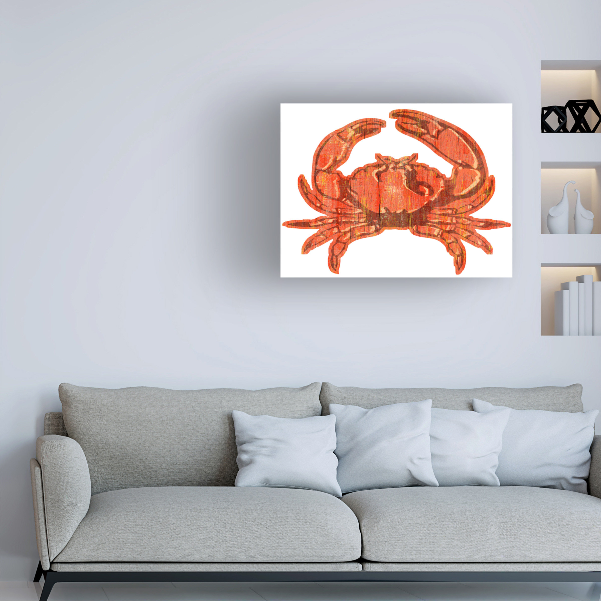 Highland Dunes Crab Wood Cut out by RetroPlanet - Unframed Print on ...