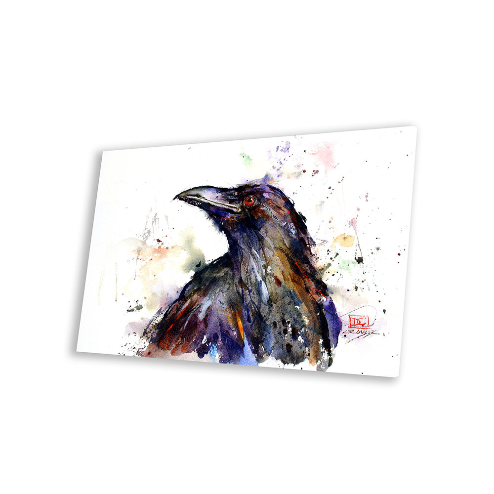 Red Barrel Studio® Crow by Dean Crouser - Unframed Graphic Art | Wayfair